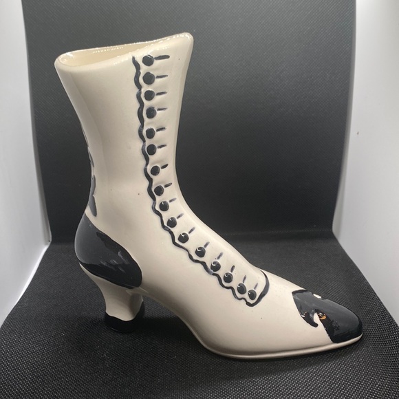 Accents | Ceramic Victorian Boot Vase | Poshmark